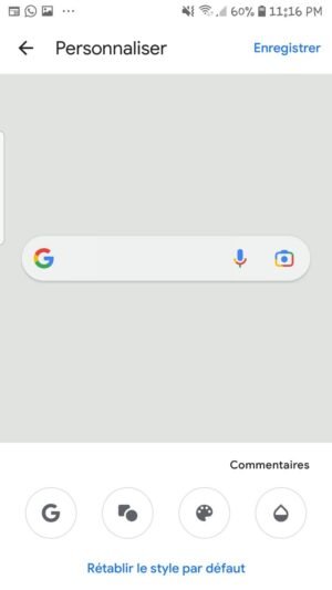 Add a Google Search Bar to your screen