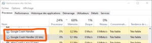 Google crash handler : c’est quoi ? Dois-je le supprimer
