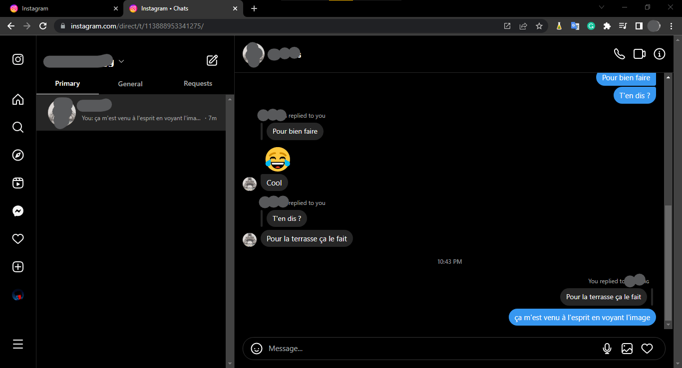 Répondre à un message sur Instagram [Activer l'option]