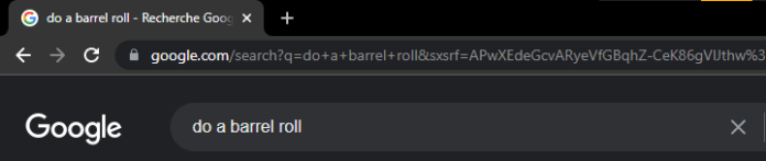 Do in a barel roll: How to do a game on Google?