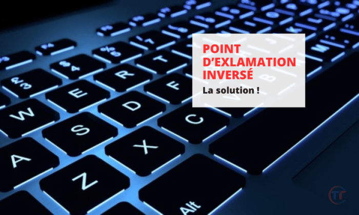 Hoe maak je een ondersteboven uitroepteken?
